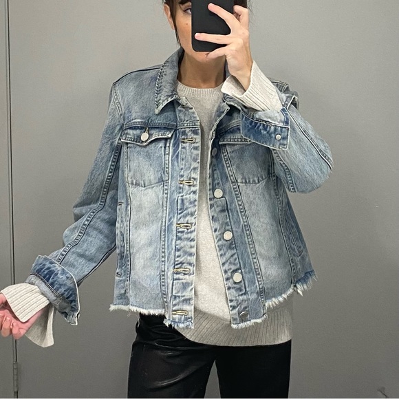 Blank NYC | Jackets & Coats | Blank Nyc Shark Bite Distressed Denim ...